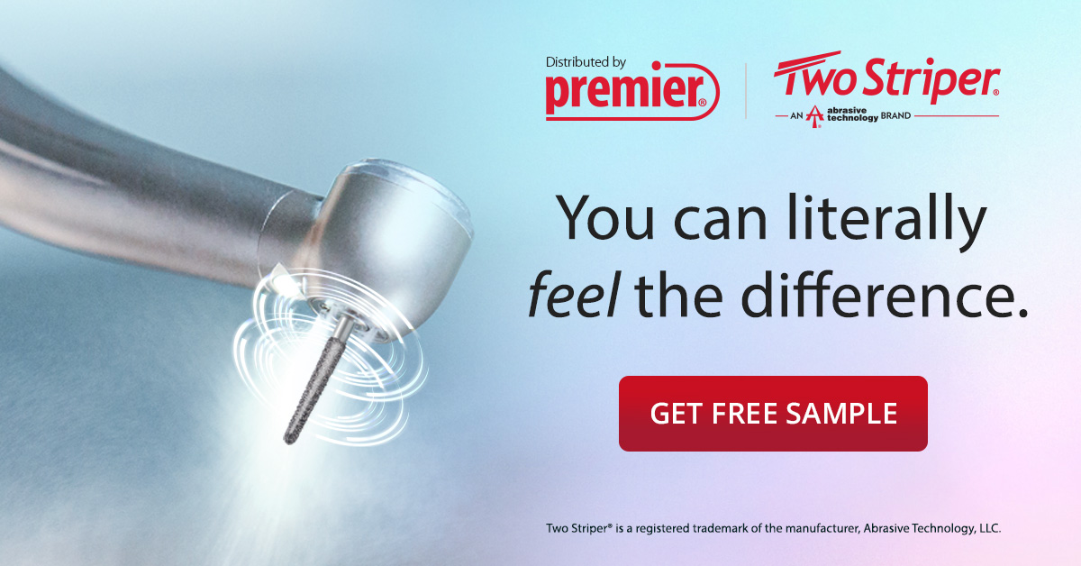 Two Striper® Ultra Premium Diamond Burs - Feel the difference.