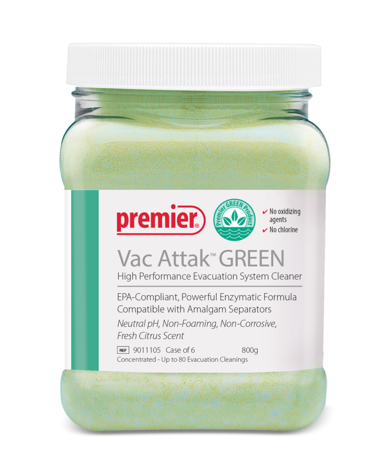 Premier Dental - Vac Attak™ GREEN Evacuation System Cleaner