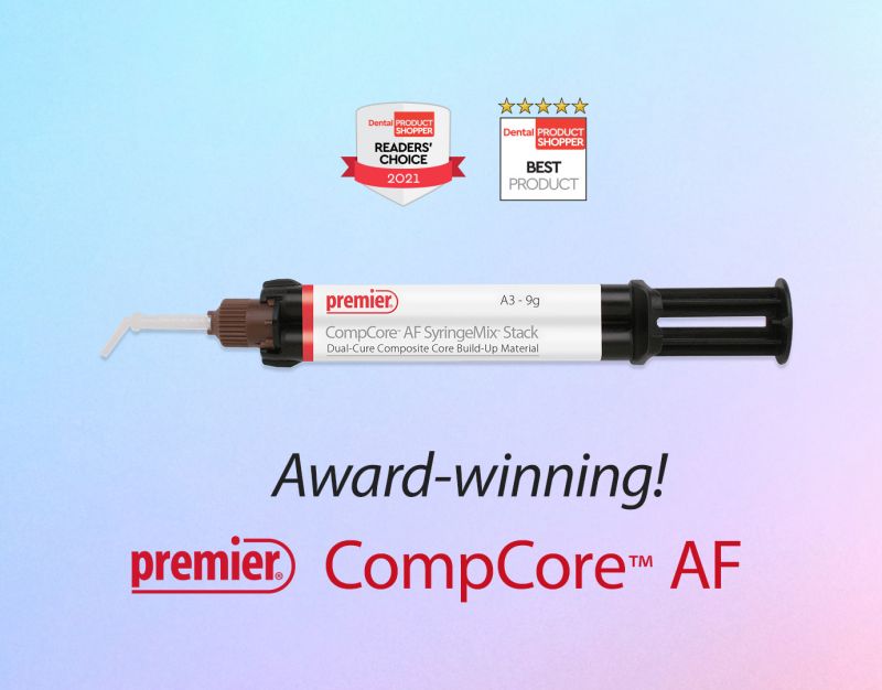 Premier Dental | CompCore® Awarded Best Product from Dental Product Shopper